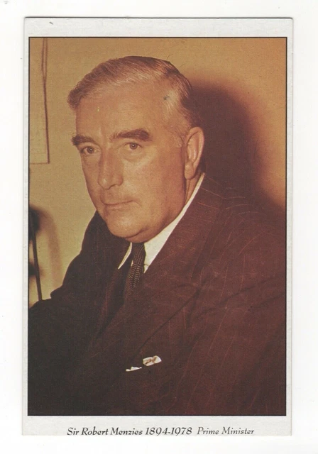 SANITARIO WEET-BIX. 30 AUSTRALIANOS famosos - política, Sir Robert Menzies EUR 7,42 - PicClick ES